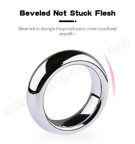 Stainless Steel Metal Scrotal Glans Penis Men'S Weight-Locked Ring Training | eBay
