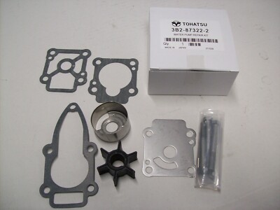 Tohatsu Water Pump Kit 3B2-87322-2 MFS8hp MFS9.8hp Outboard Boat Motor ...