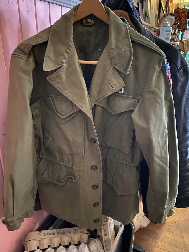 ORIGINAL WWII US Army M1943 M43 Field Jacket - emaculate Cond sz 36 ...