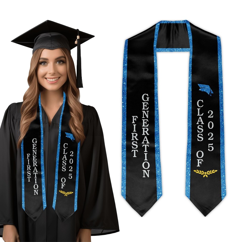 First Generation Graduation Stole Class of 2025 Sash For High School ...