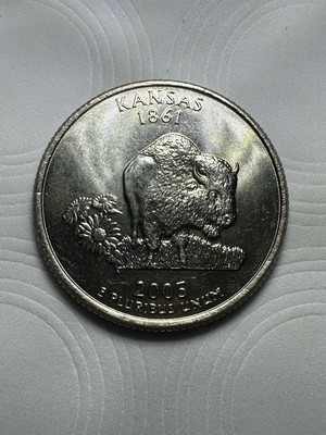 2005 Kansas State Quarter Buffalo Coin | eBay