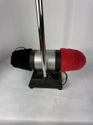 Three Stars Shoe Polisher Model 989 Electric Dual Buffer Free-Standing ...