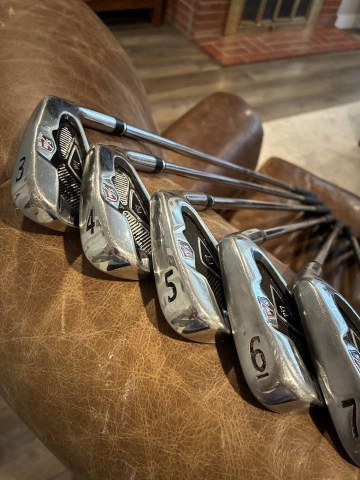 Used Wilson Staff Pi5 Iron Set 3-PW TT Dynamic Gold R300 RegulaFlex ...