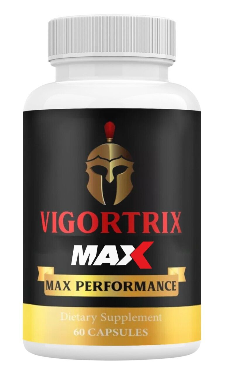 (1 Pack) Vigortrix MAX Men Vitality Pills, Natural Energy & Stamina ...
