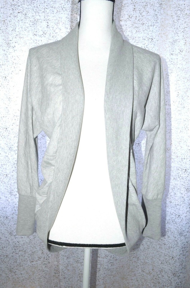 NWT Women's Inspired Hearts Gray Open Front Cardigan Sweater, Size XS/S ...