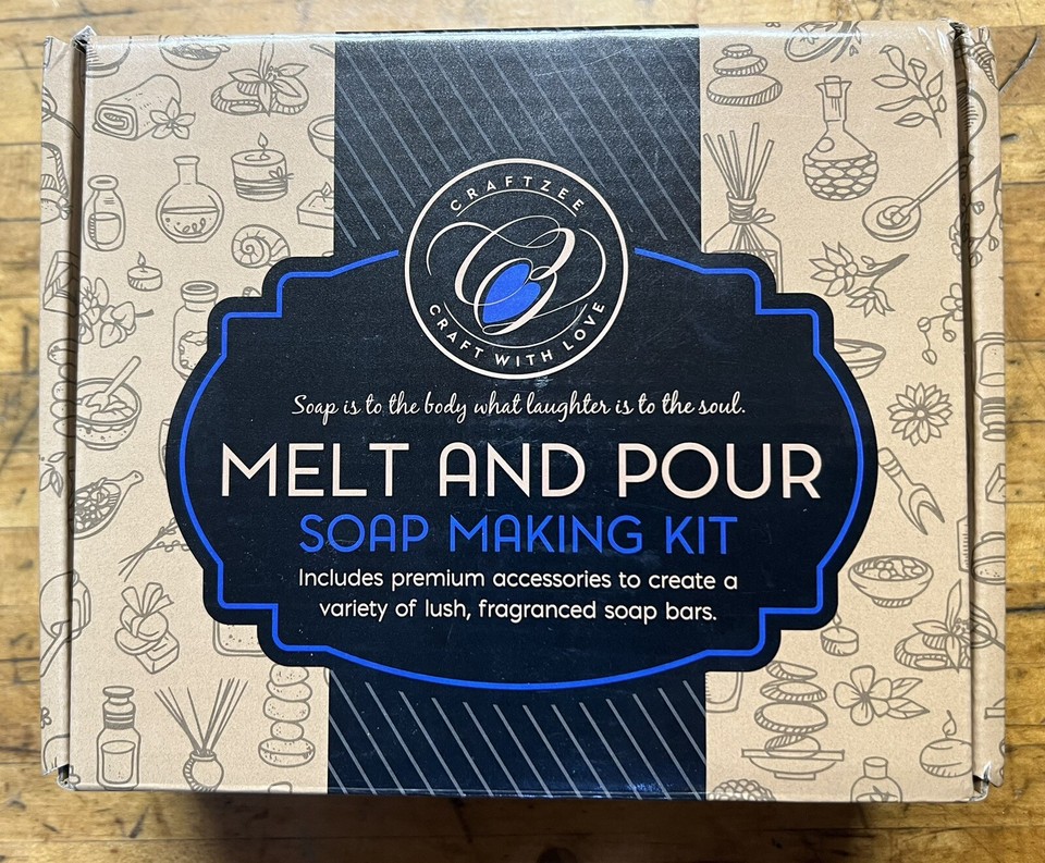 Soap Making Kit with All Soap Making Supplies DIY Melt and Pour Soap ...
