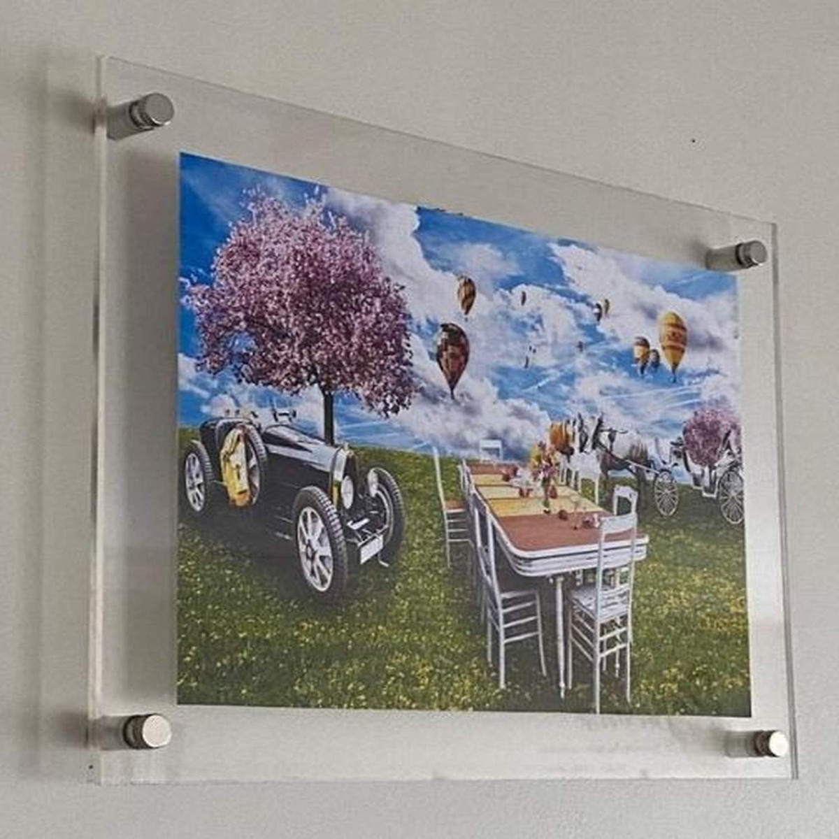 Plexiglass Poster Frames Printed Wall Mounted Acrylic Poster Frames