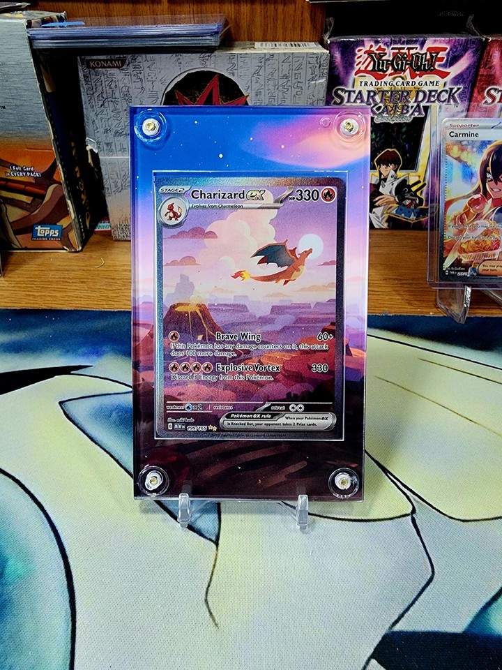 Pokemon 151 Charizard EX 199, Charmander 168, Charmeleon 169 Custom ...