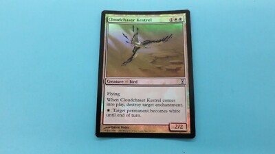 FOIL CLOUDCHASER KESTREL BIRD TIME SPIRAL MTG MAGIC GATHERING NM ...