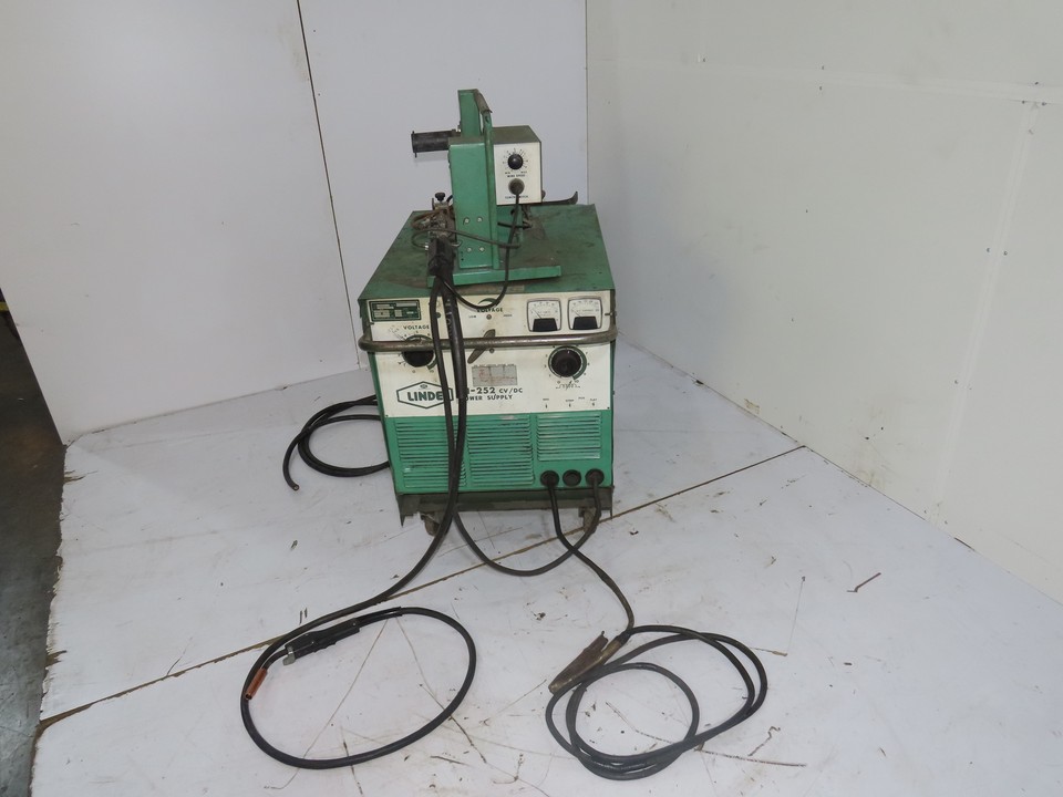 Linde VI-252 250A Amp DC Welder Package with Mig-31A Wire Feeder Tweco ...