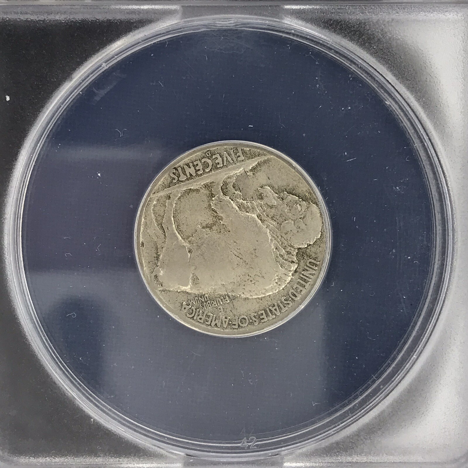 1913 D Var 2 Buffalo Nickel - ANACS Graded F 12 Details - U.S. Coins ...