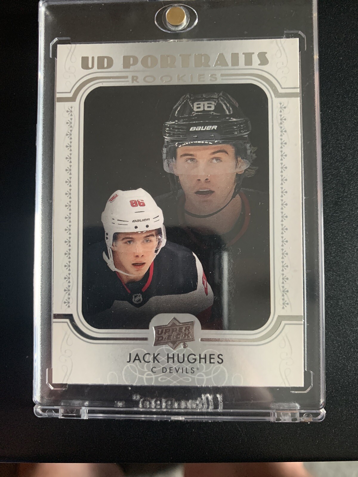 2019-20 Upper Deck - Ud Portraits Rookies #P-100 Jack Hughes (RC) for ...