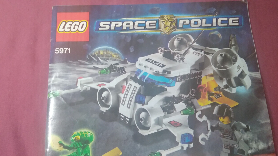 Genuine LEGO Instruction Manual 5971 Gold Heist Space Police No Bricks ...