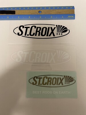 St Croix Rod Lot of 3 Fishing Outdoor Decals Stickers | eBay