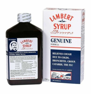 Lambert Cough Syrup Genuine Formula Large Size 150ml Each Canada | eBay