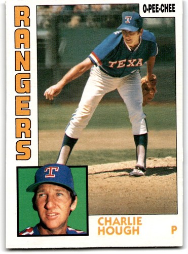 1984 O-Pee-Chee Charlie Hough . Texas Rangers #118 | eBay