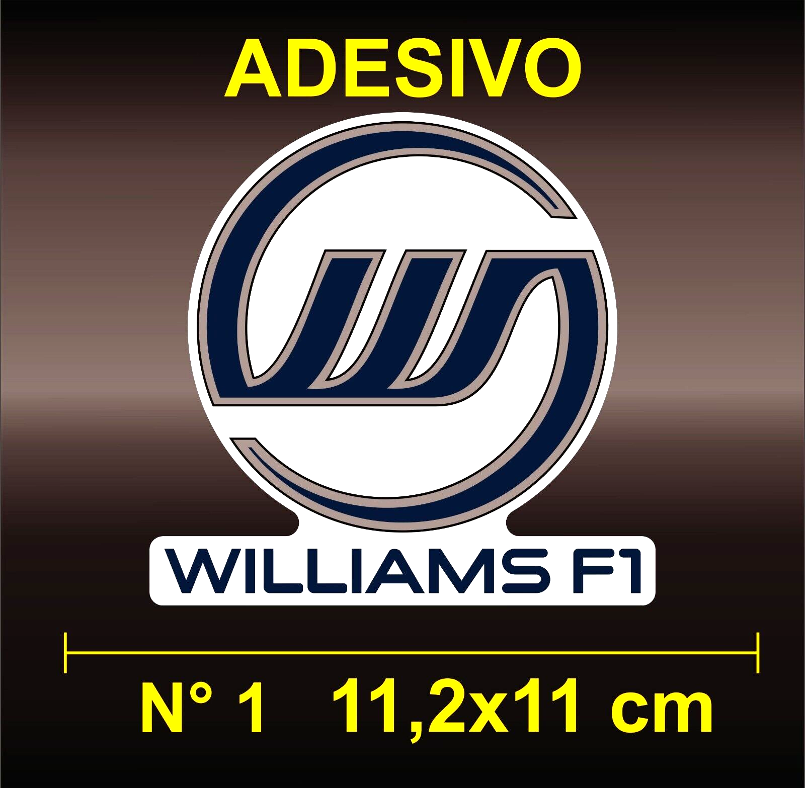 Adesivi Sticker WILLIAMS F1 | FERRARI REDBULL FORMULA ONE 1 TOYOTA ...
