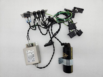 KAWASAKI SOSHIN EMI FILTER & HITACHI FXA 2200MFD 400VDC CAPACITOR ASSY ...
