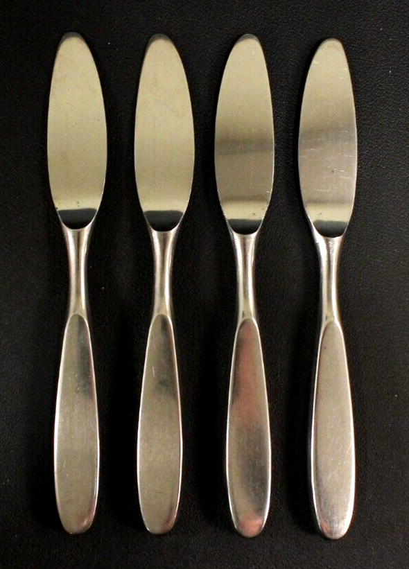 Lauffer MAGNUM Dinner Knives Set of FOUR 8 1/4" Marked Norway 18/8 | eBay