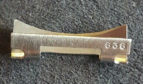 Omega Steel Brush Finish End Piece Number 636 | eBay