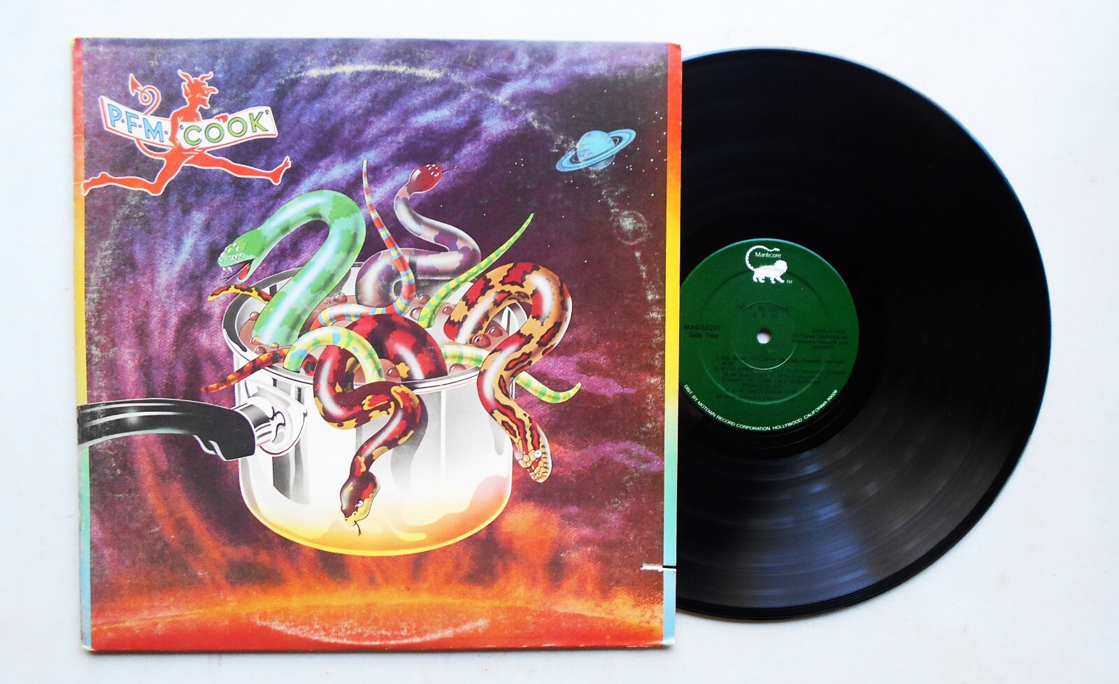 PFM (PREMIATA FORNERIA MARCONI) COOK 1974 MANTICORE RECORDS LP | eBay