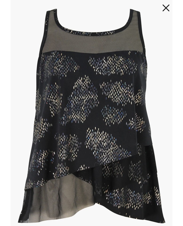 NEW Miraclesuit Mirage Tankini Top in Iridium Size 14 Bathing Suit | eBay
