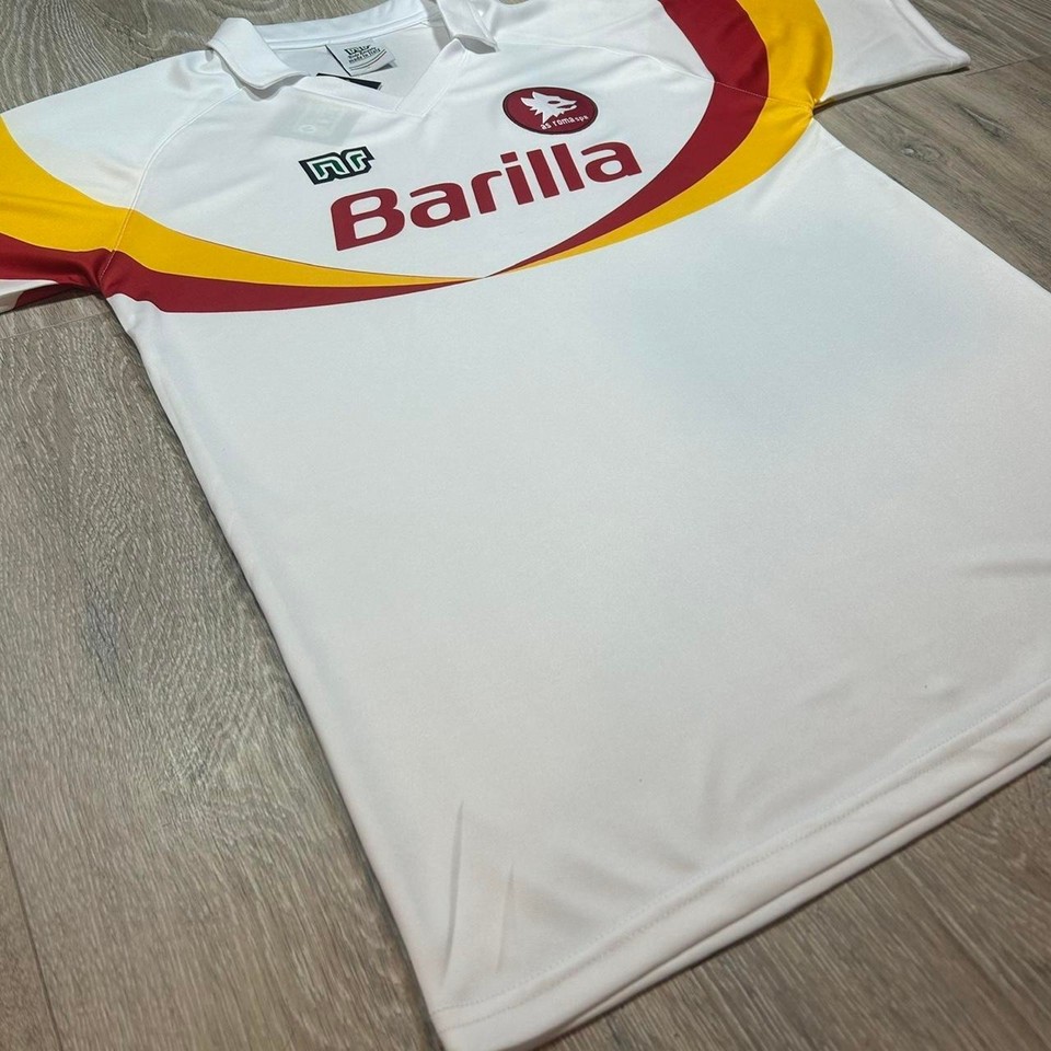 XXL AS Roma Away 90/91 Retro Jersey | eBay