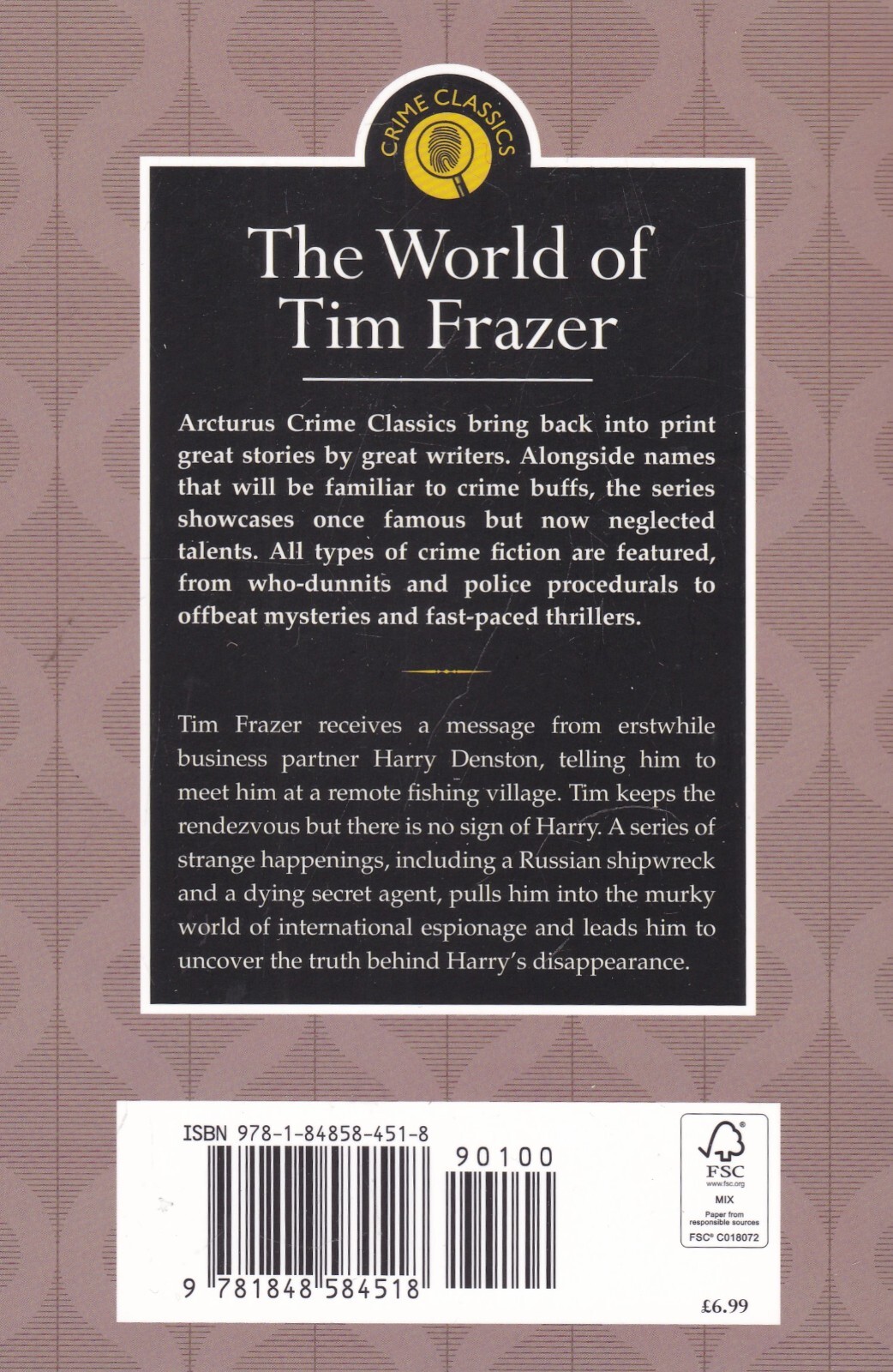 The World of Tim Frazer by Francis Durbridge New Book Paperback ...