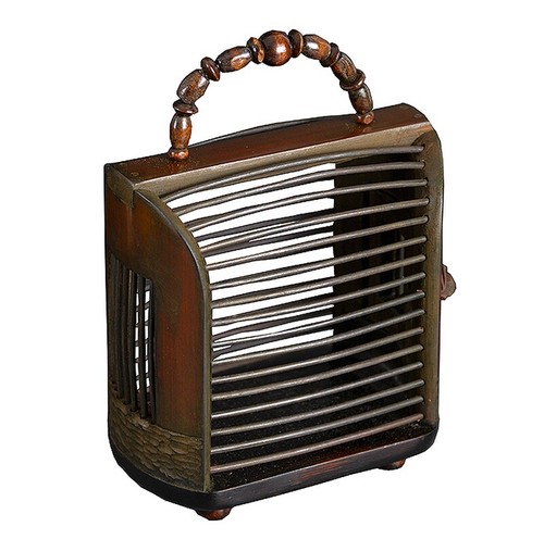 Old Wood Cricket Grasshopper Cage Little Pet Animal Home Container ...