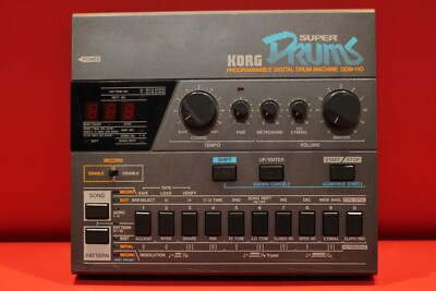 USED Korg Super Drums DDM-110 Vintage Programmable Digital Drum U1988 ...