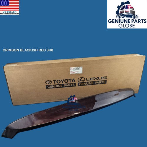 GENUINE TOYOTA 17-22 SEQUOIA CRIMSON RED HOOD LIP BULGE MOLDING 53111 ...
