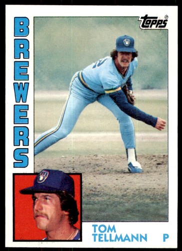 1984 Topps. Tom Tellmann . Milwaukee Brewers #476 | eBay
