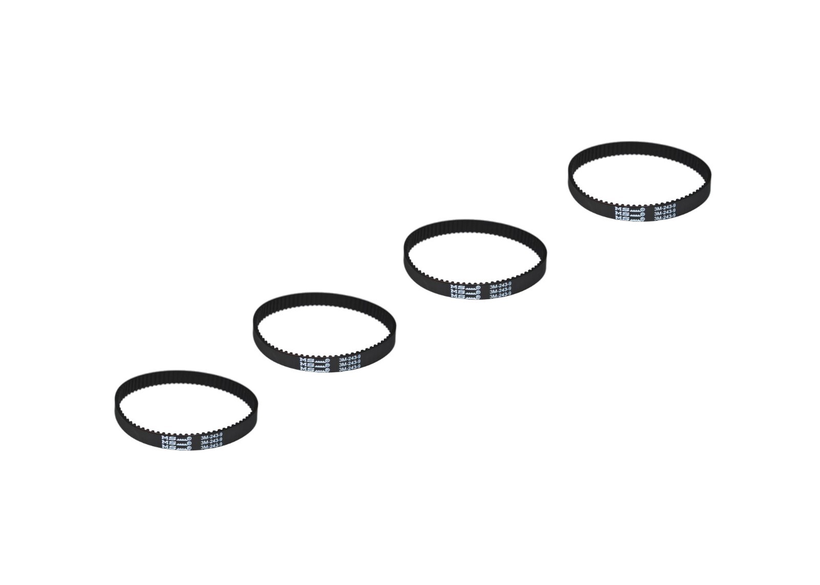 Bissell Upright 1650 Series Vacuum Geared Belt (4) Belts # 1608840 | eBay