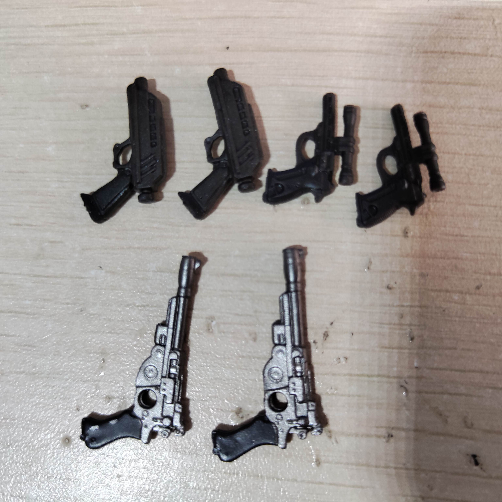 1:12 Blaster Rifle Pistol Lightsaber Guns for 6" Star Wars Black Series ...