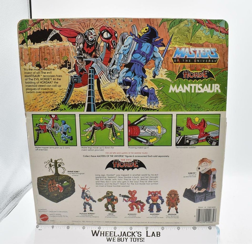 Mantisaur NEW MISB He-Man Masters of the Universe MOTU 1986 Mattel ...