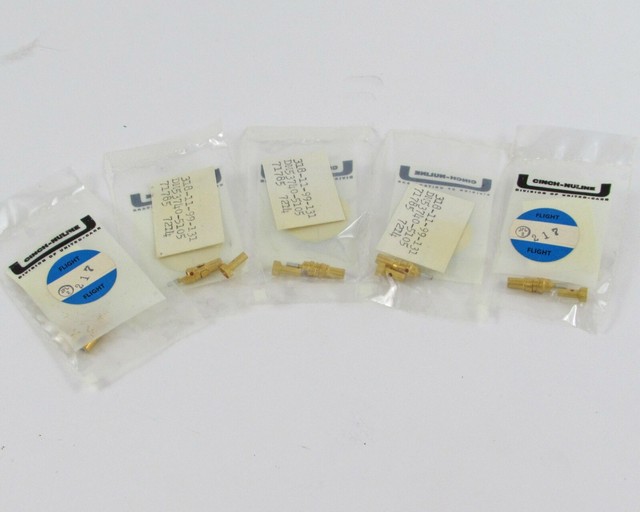 Lot (5) Cinch DM53740-5105 D-Sub Coax Contacts for RG178B/U Cable for ...