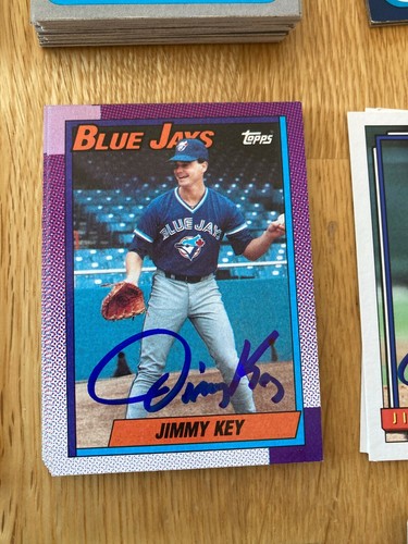 Toronto Blue Jays Jimmy Key signed 1990 Topps card | eBay