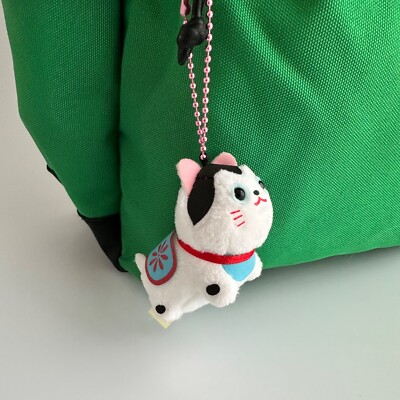 Lucky Cat Plush Mascot Key Chain Puchimaru DX Cat Amuse Japan D2.36in ...