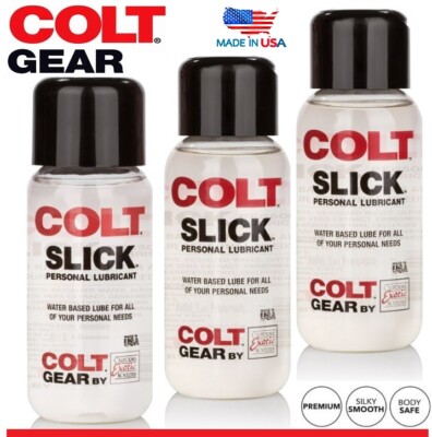 COLT SLICK LUBE Water Based Sex Lubricant Personal Body-Glide for TOYS ...