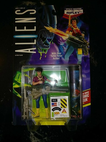 Aliens Space Marine Lt Ripley Action Figure MOC Vintage 1992 Kenner ...