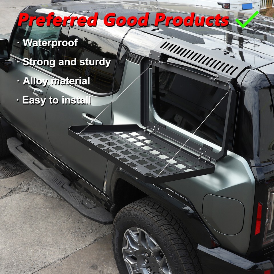 Left Side Rear Window Storage Table Molle Panel Accessories For Hummer ...