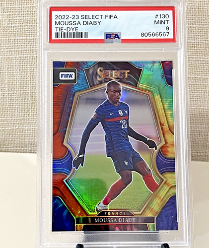 2022-23 Panini Select FIFA - Mezzanine Moussa Diaby #130 Tie-Dye Prizm ...