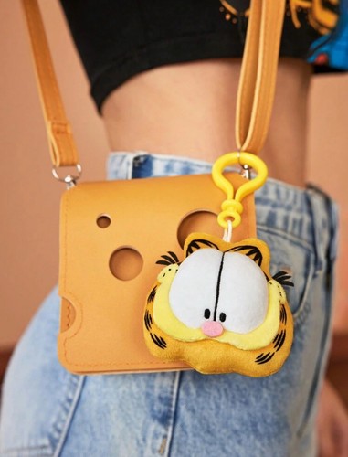 New GARFIELD The CAT Figural STUFFED PLUSH Keychain Plastic Key Ring ...