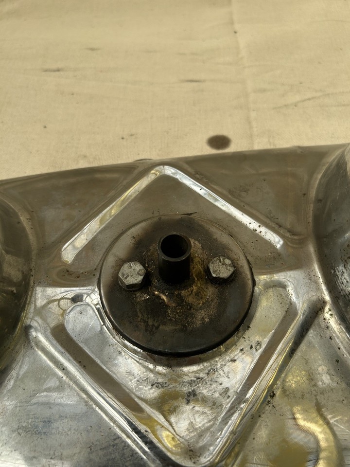 Harley Panhead Shovelhead Outer Tin Primary Cover Chopper Mid Control ...