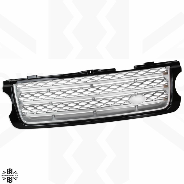 Black Silver Front Grille for Range Rover L322 2010-13 Vogue LR011133 ...