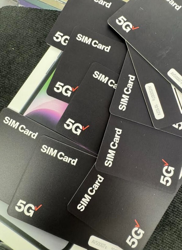 VERIZON SIM CARD eSIM $40 Plan INCLUDED UNLIMIDED 5G/4G DATA 5G HOT ...