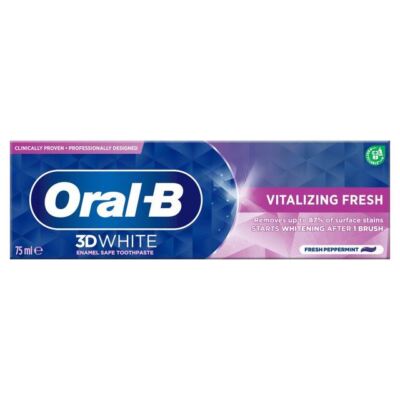 Oral-B 3DW Toothpaste Vitalising Fresh 75ml | eBay UK