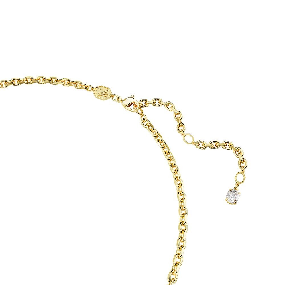 NWB Swarovski Imber necklace Octagon cut, Pink, Gold-tone plated ...