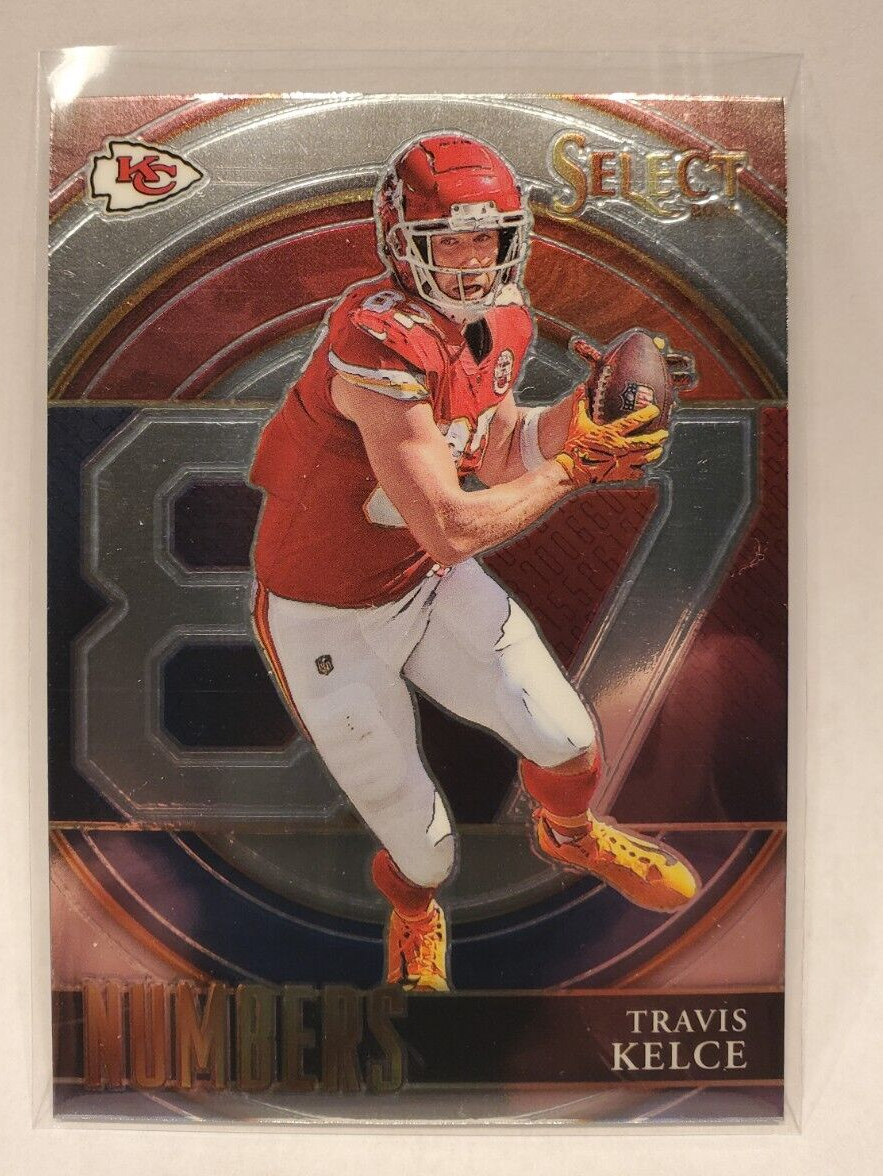 2021 Panini Select - TRAVIS KELCE - Numbers 87 - Chiefs #SN-22 Kansas ...