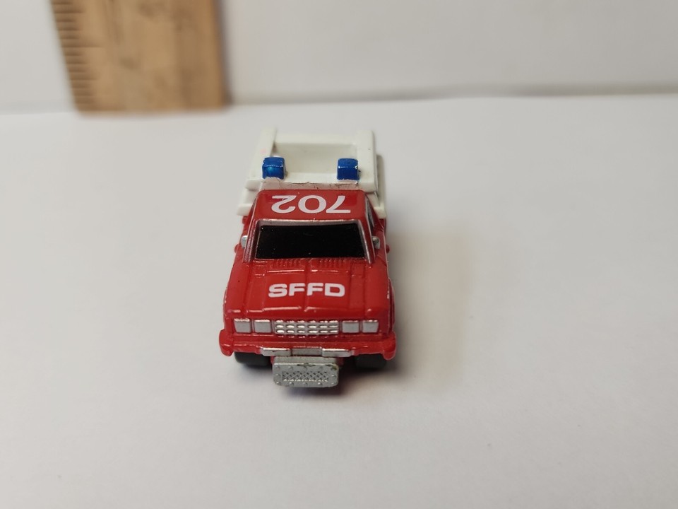 Vintage Galoob Micro Machines - Fire Rescue Truck - Red - SFFD #702 on ...